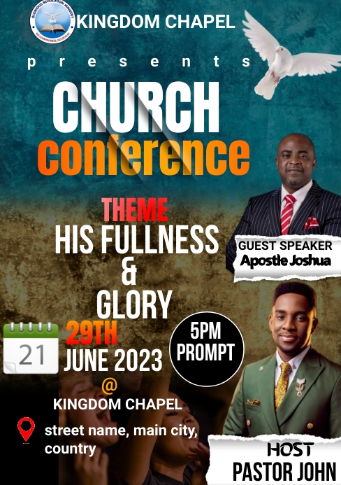 Church conference template | PosterMyWall