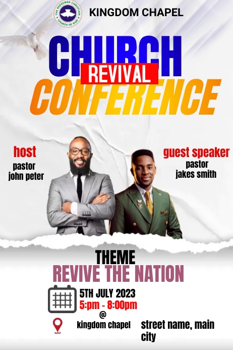 Church conference template | PosterMyWall