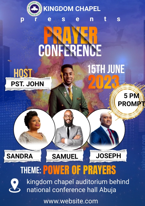 Church conference template | PosterMyWall