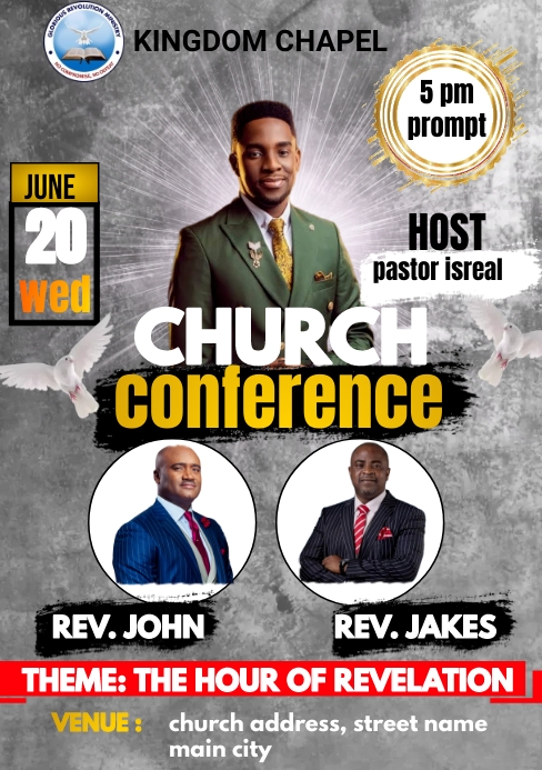 Church conference template | PosterMyWall