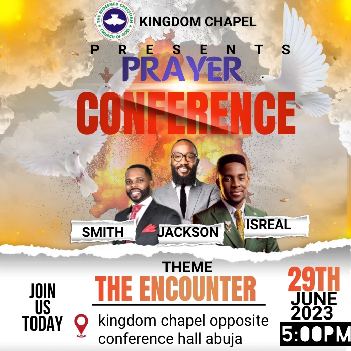 Plantilla de Church conference template | PosterMyWall