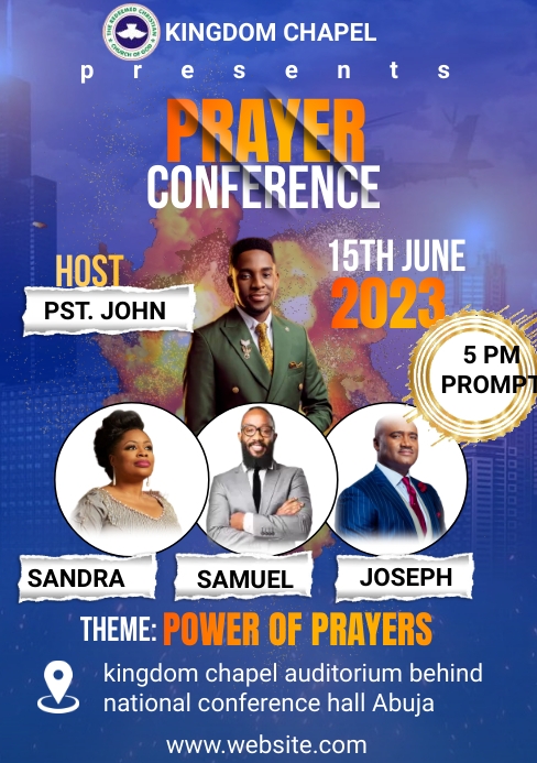 Church conference template | PosterMyWall