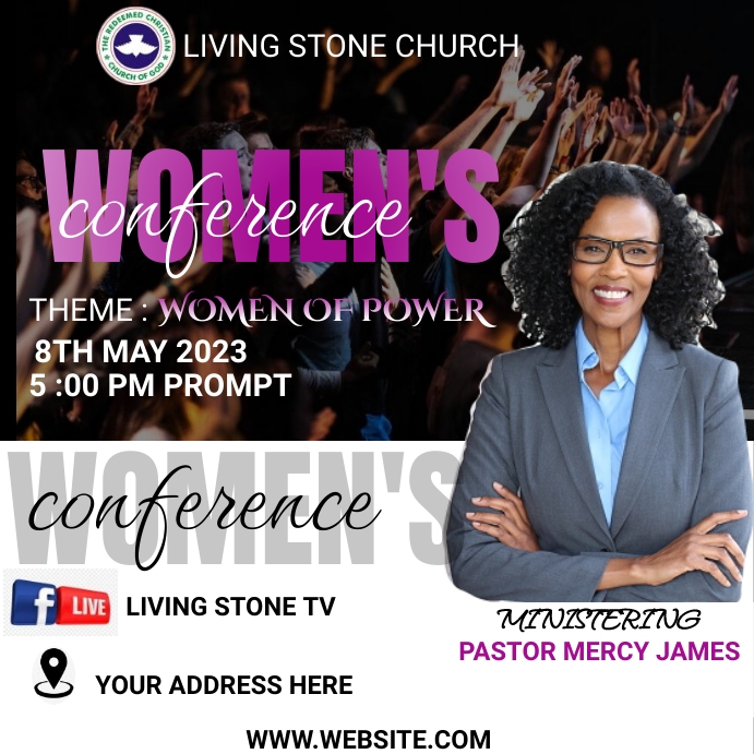 Plantilla de Church conference template | PosterMyWall