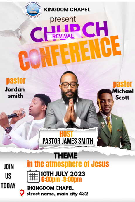Copy of Church conference template | PosterMyWall
