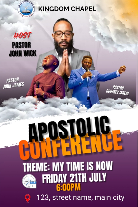 Plantilla de Church conference template | PosterMyWall