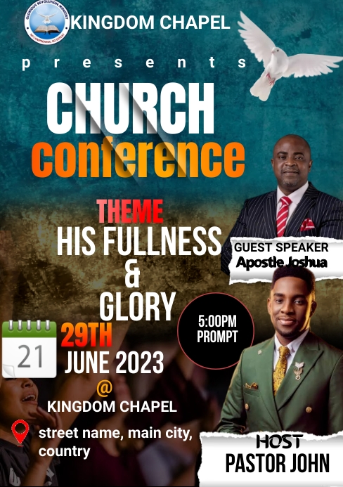Church conference template | PosterMyWall