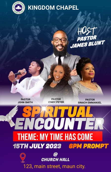 Church conference template | PosterMyWall