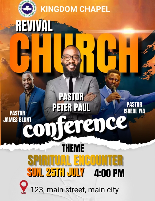 Church conference template | PosterMyWall