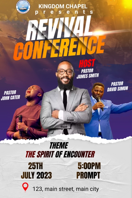 Church conference template | PosterMyWall