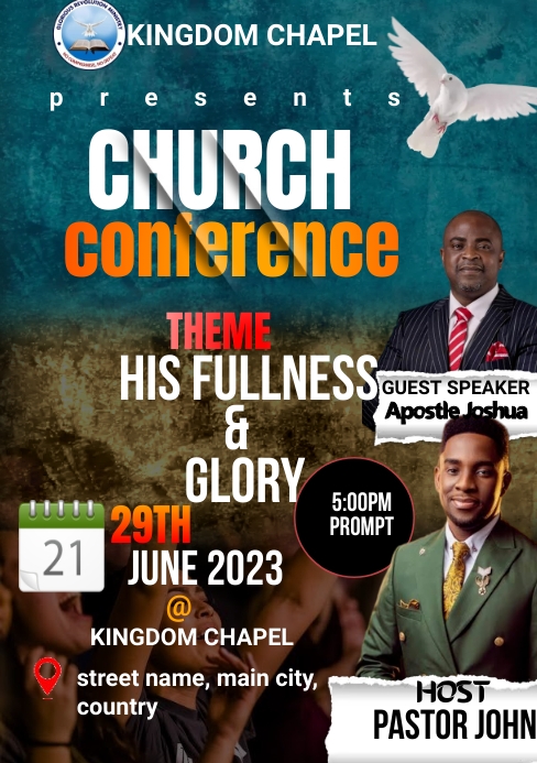 Church conference template | PosterMyWall