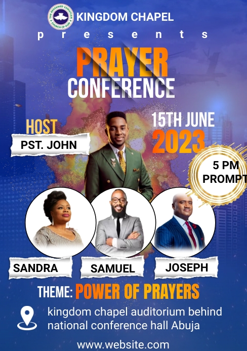 Church conference template | PosterMyWall