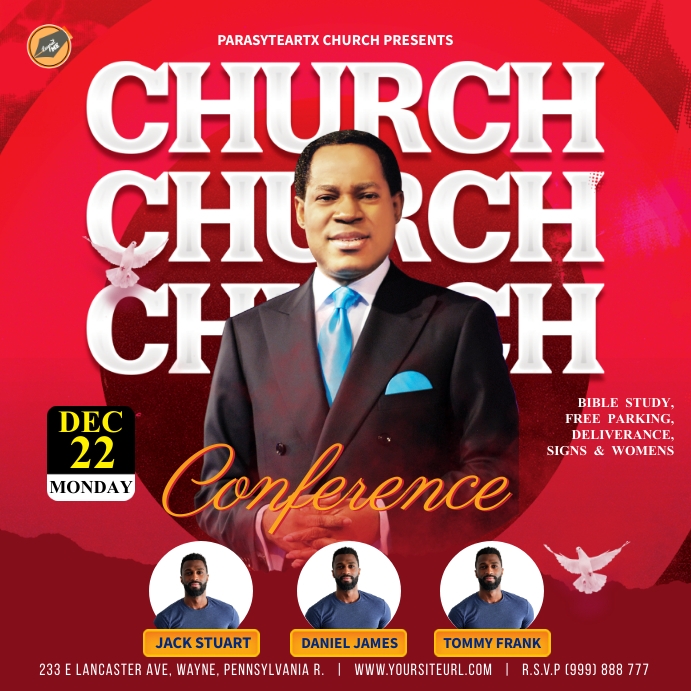 Church Conference Template | PosterMyWall