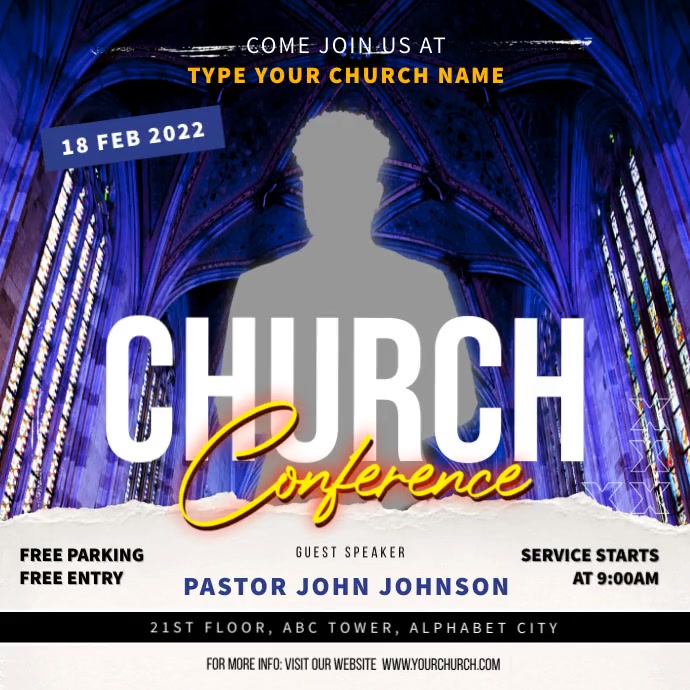 Church Conference Template | PosterMyWall