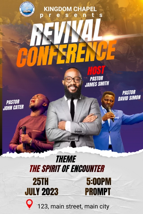 Plantilla de Church conference template | PosterMyWall