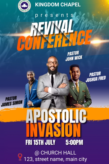 Church conference template | PosterMyWall