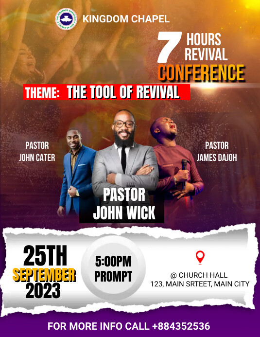 Church conference template | PosterMyWall