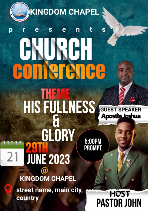 Church conference template | PosterMyWall