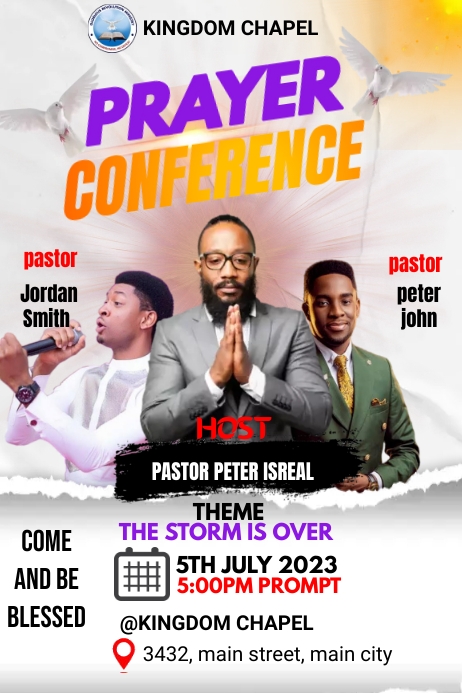 Plantilla de Church conference template | PosterMyWall