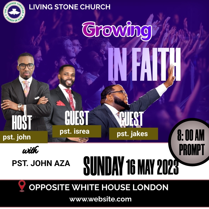Plantilla de Church conference template | PosterMyWall