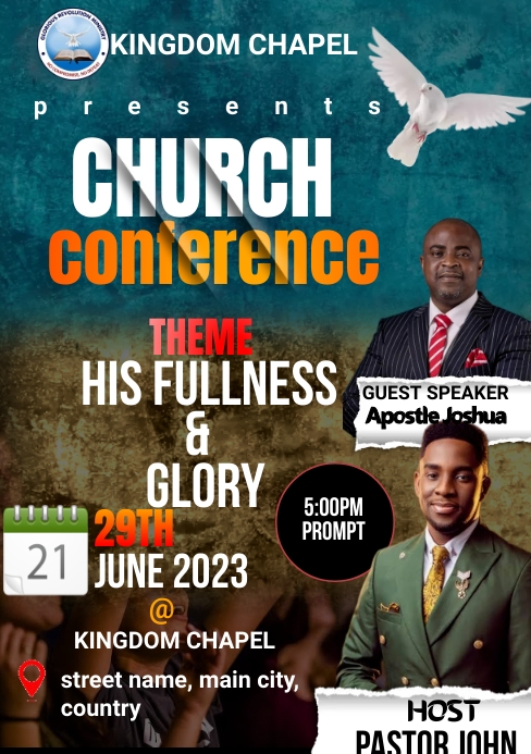 Church conference template | PosterMyWall