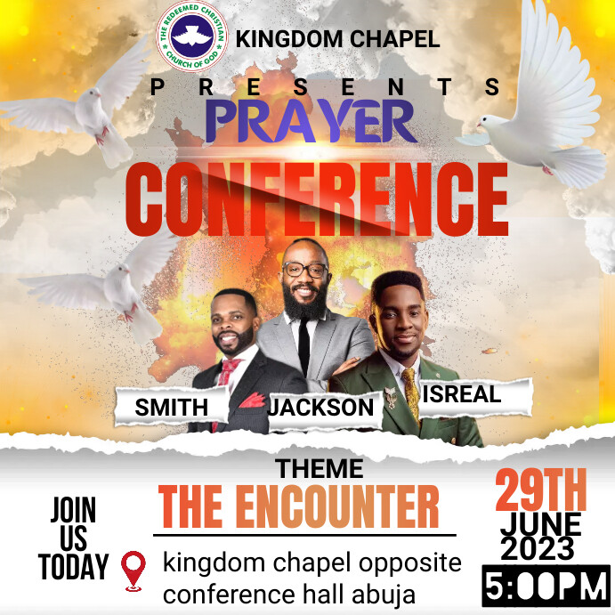 Church conference template | PosterMyWall