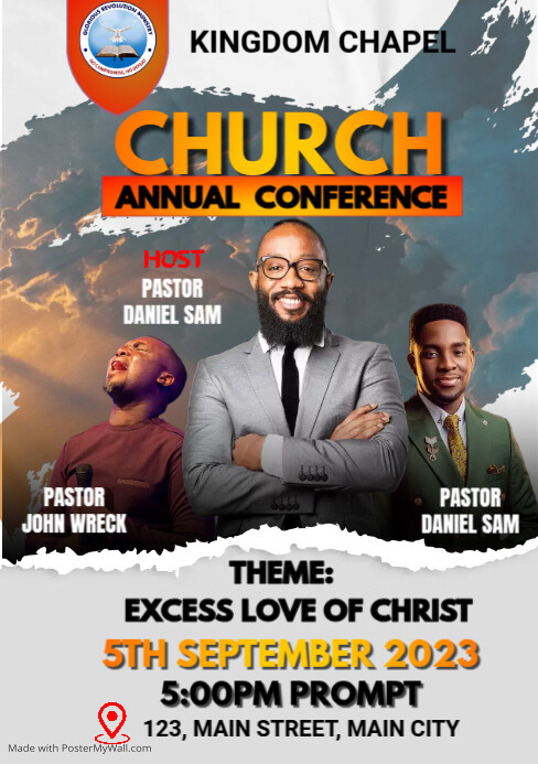 Copy of Church conference template | PosterMyWall