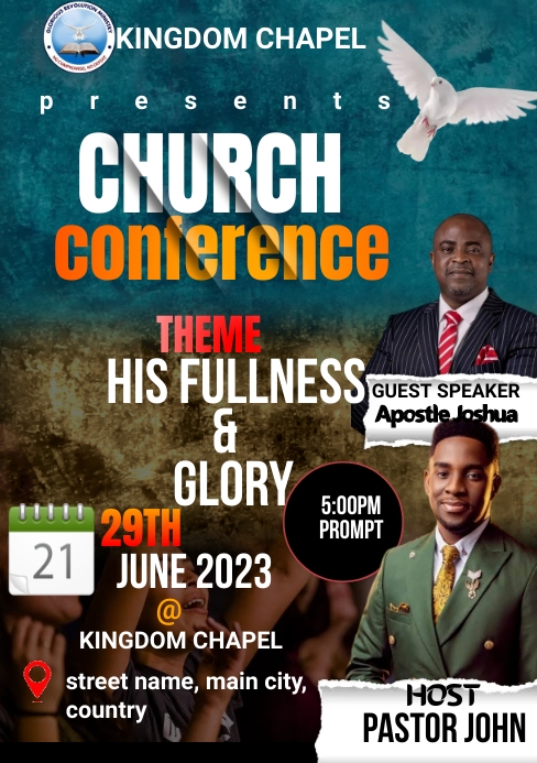 Church conference template | PosterMyWall