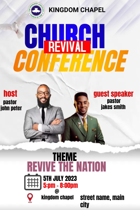 Church conference template | PosterMyWall