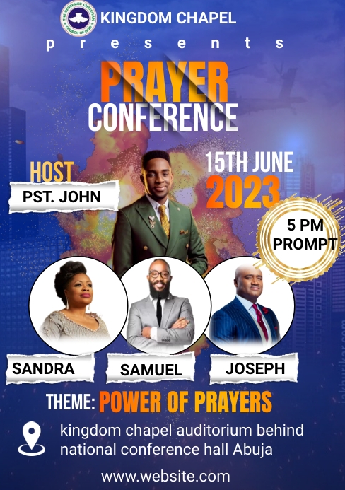 Church conference template | PosterMyWall