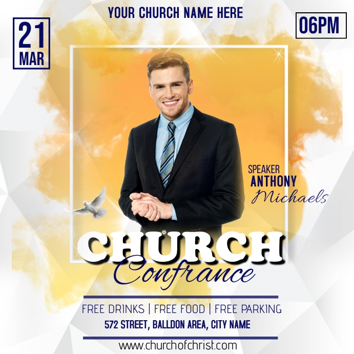 Church confrance Template | PosterMyWall