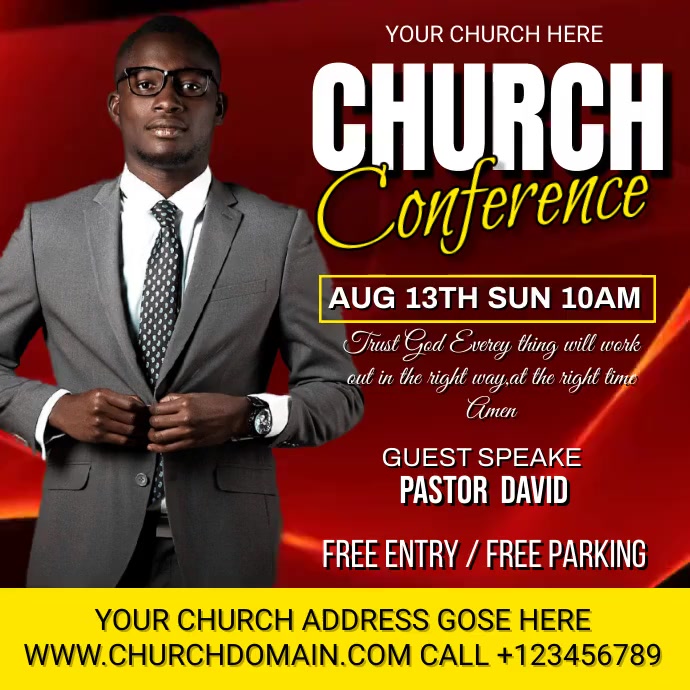 Church confrances (1) Template | PosterMyWall