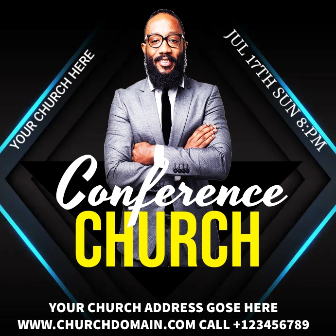 Church confrances Template | PosterMyWall