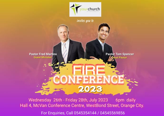 church convention Template | PosterMyWall