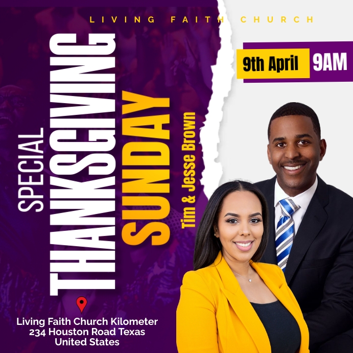 church convention Template | PosterMyWall