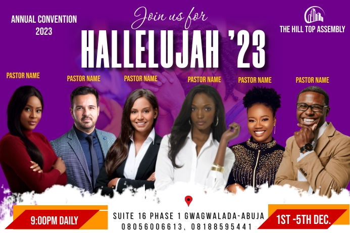 church convention Template | PosterMyWall