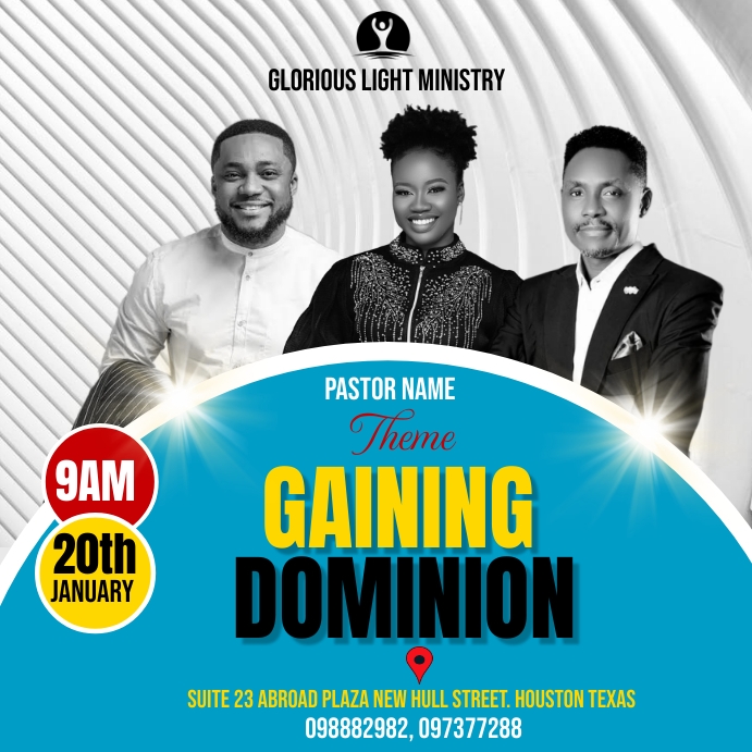 Church convention Template | PosterMyWall