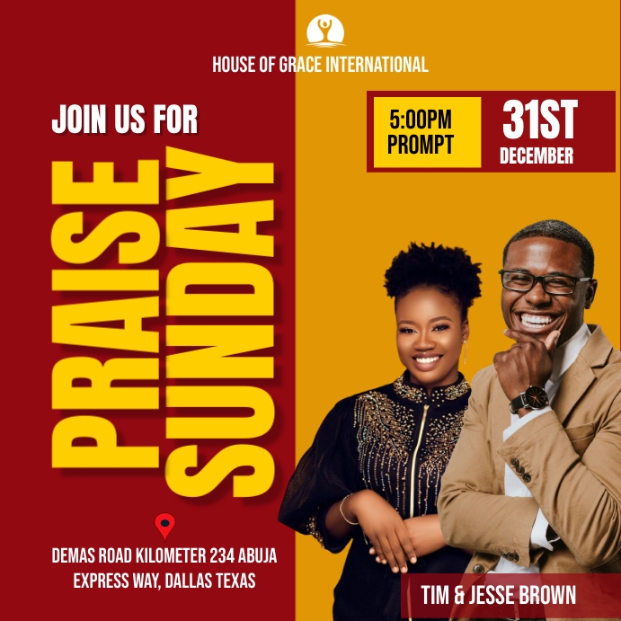 church convention Template | PosterMyWall