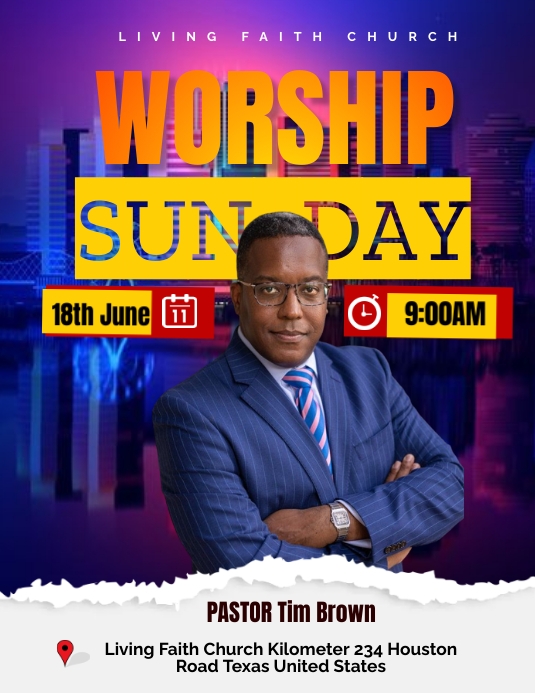 church convention Template | PosterMyWall