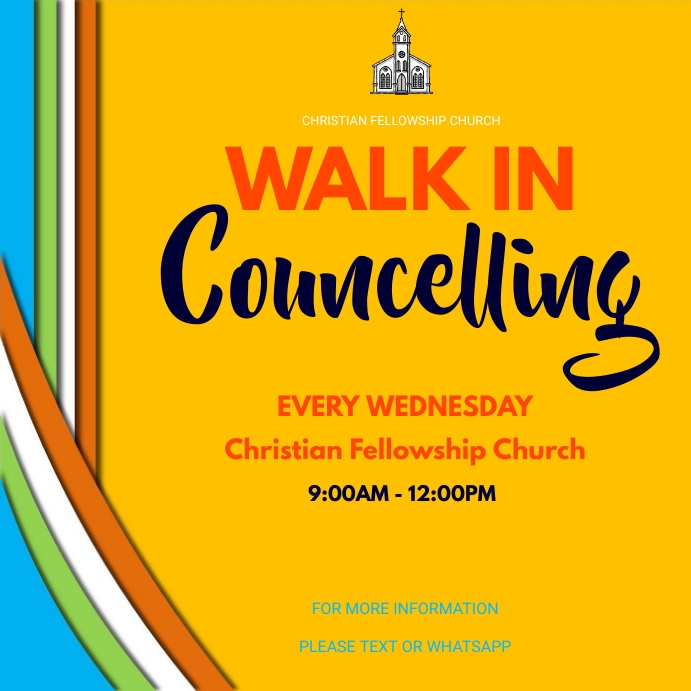 CHURCH COUNSELLING Template | PosterMyWall