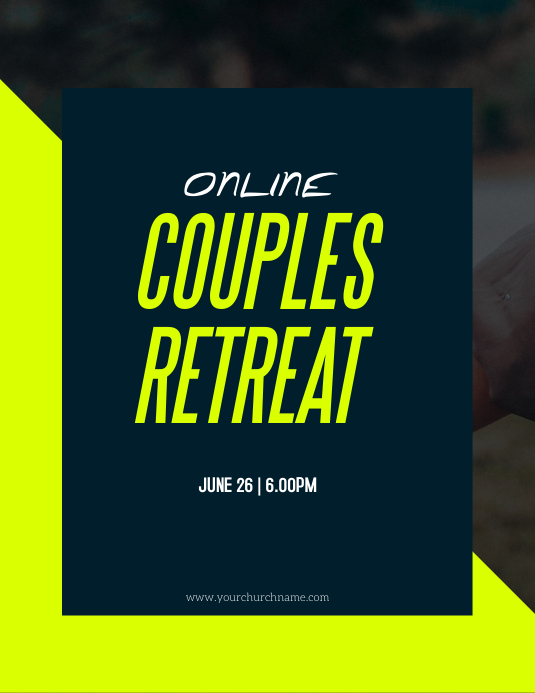 Church Couples Retreat Template | PosterMyWall