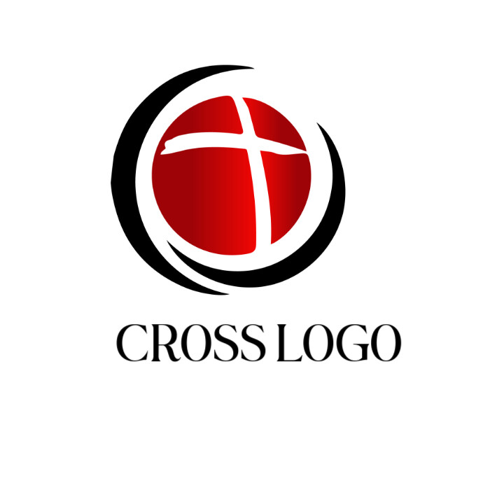 Copy of Church-cross-circle- Logo | PosterMyWall
