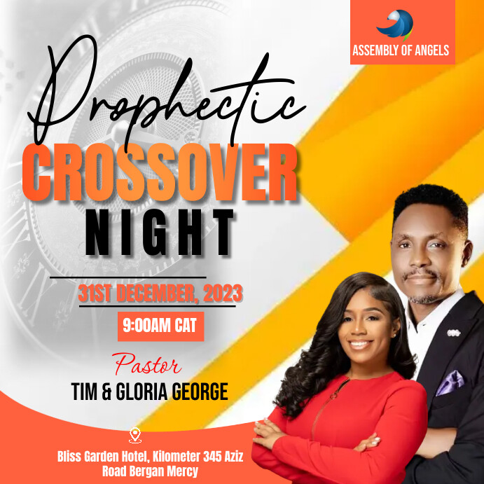 church cross over Templat | PosterMyWall