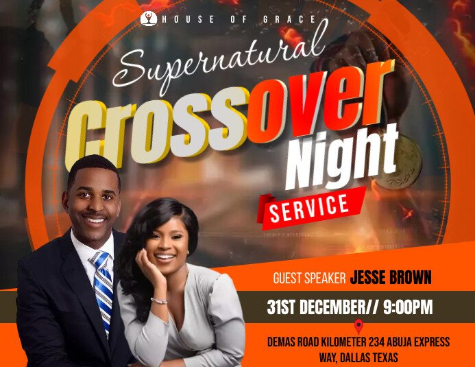 Church cross over Template | PosterMyWall