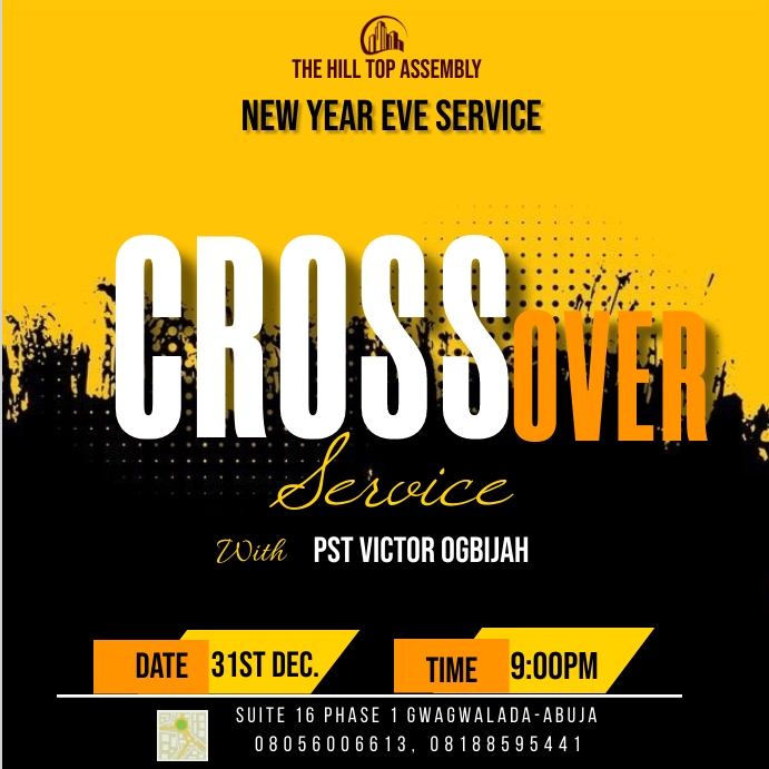 Church cross over Template | PosterMyWall