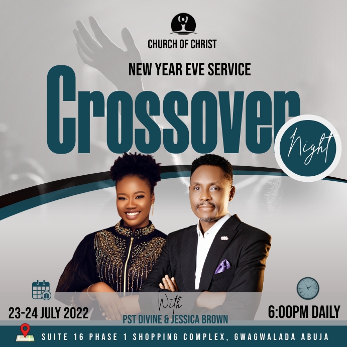 Copy of Church cross over | PosterMyWall