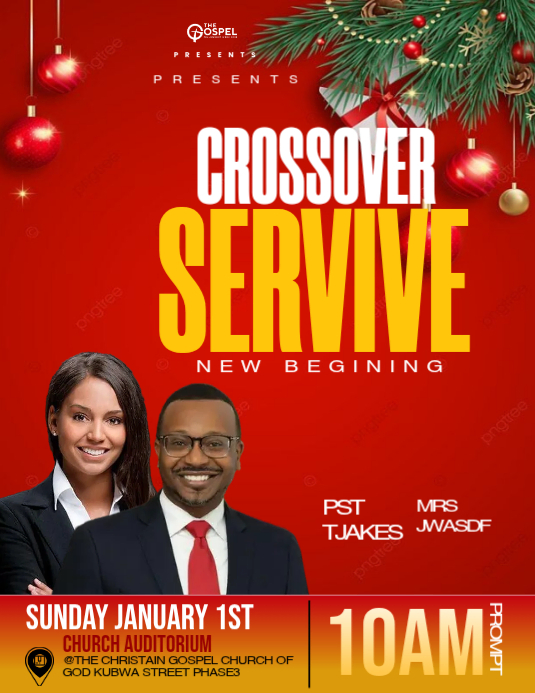 Church crossover Christmas Xmas merry Template | PosterMyWall
