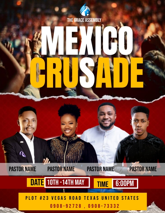 Church crusade Template | PosterMyWall