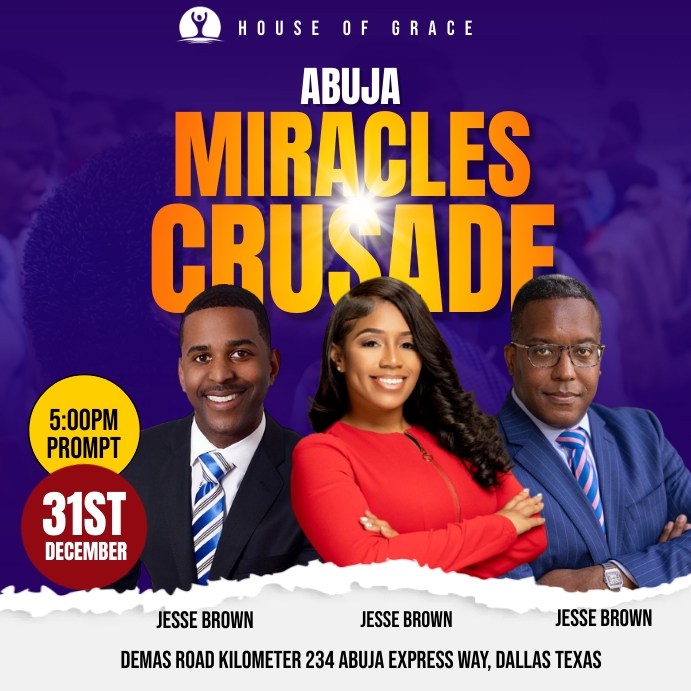 church crusade Template | PosterMyWall