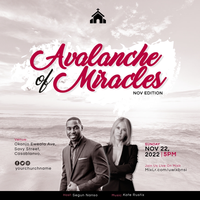 CHURCH CRUSADE FLYER Template | PosterMyWall