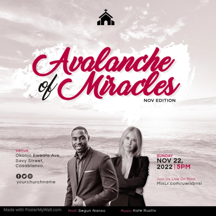 CHURCH CRUSADE FLYER Template | PosterMyWall
